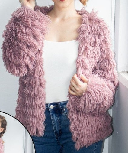 frilly coat pink – Lilly Pilly Style Boutique